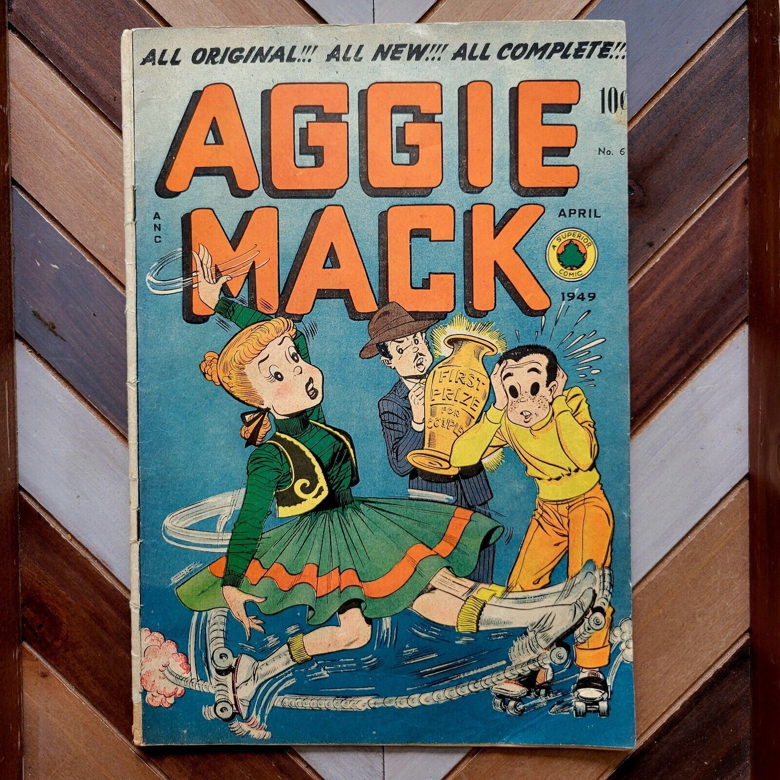 AGGIE MACK #6 VG (Four Star Comics 1948) Scarce PRE-CODE 1st Print 10 ...
