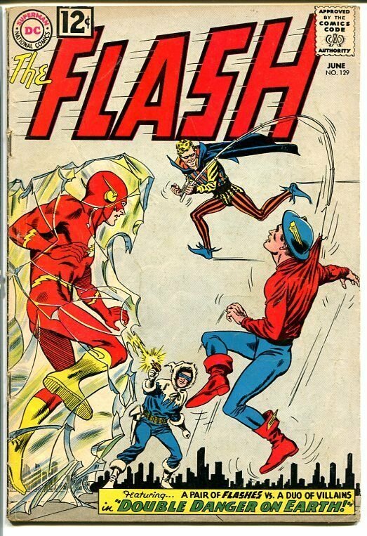 Flash #129 1962-Dc Comics-Golden-Age Flash Appears! VG | Comic Books ...
