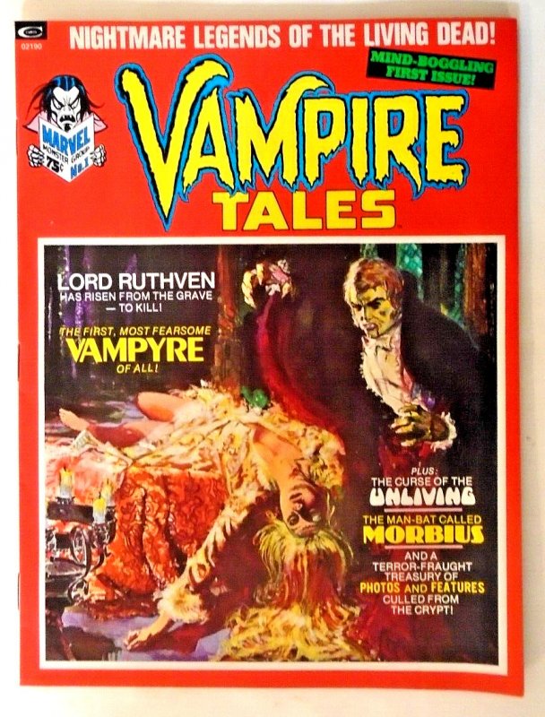 Vampire Tales (1973 Marvel) #1 NM- (9.2) High Grade! 1st Solo Morbius ...