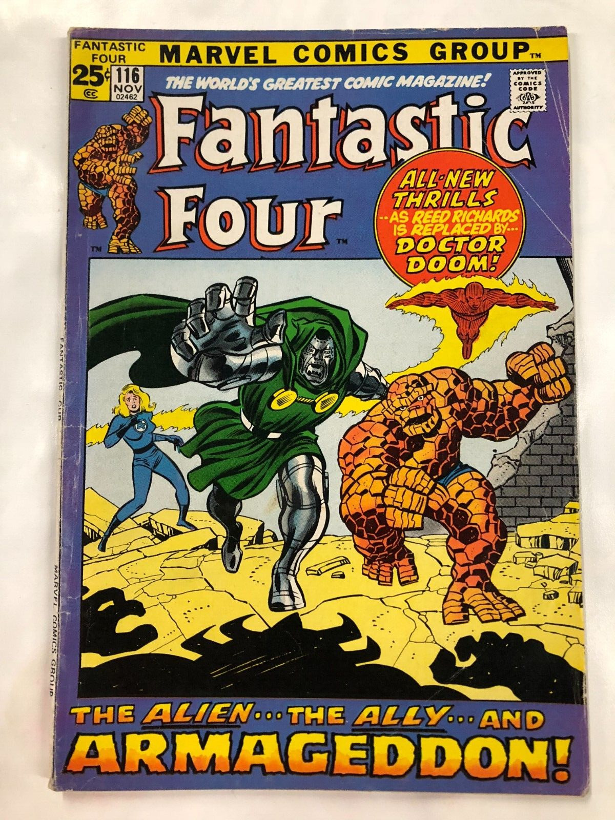 FANTASTIC FOUR 116 (Nov 1971 ) Goodwin, JBuscema, Joe Sinnott VG 50 ...