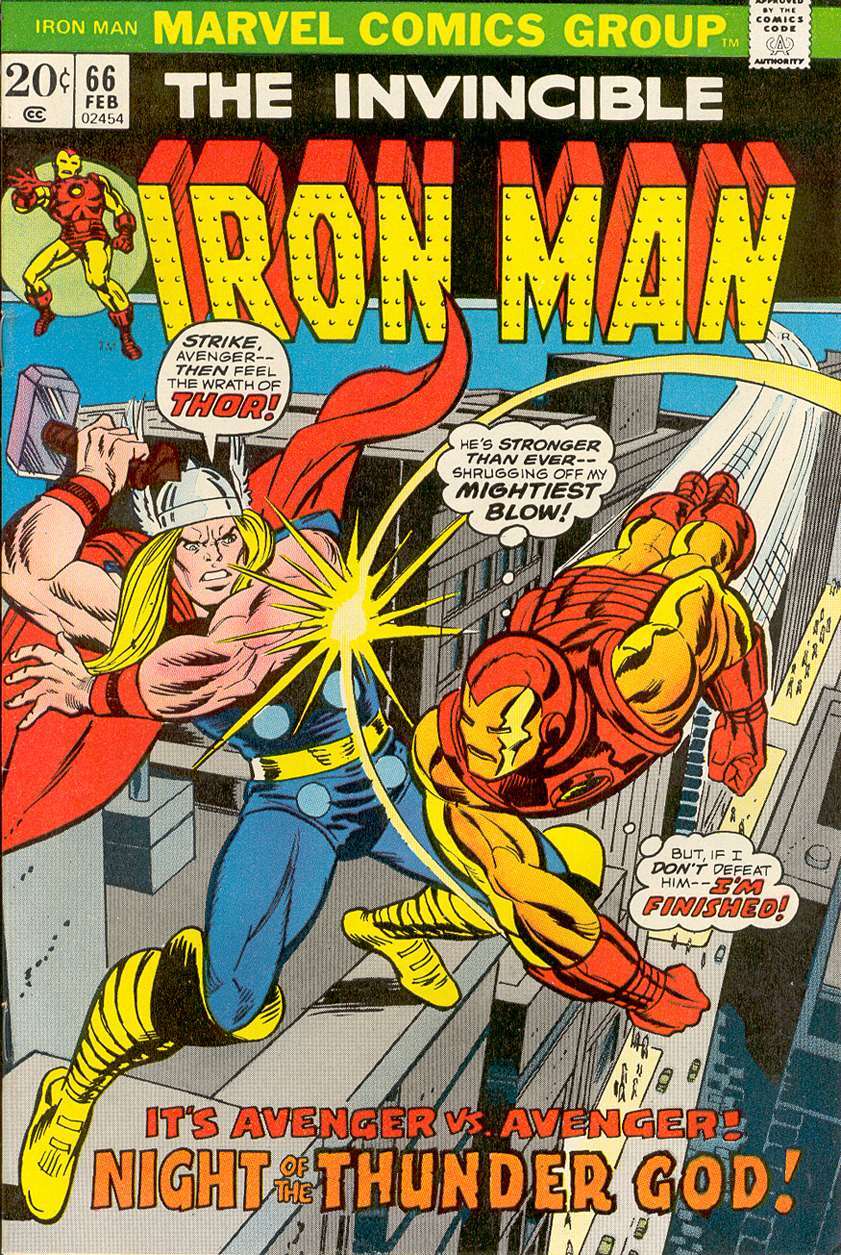 Iron Man (1st Series) #66 VG ; Marvel | low grade comic vs Thor | Comic ...