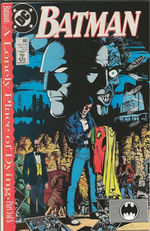 Batman #441 ORIGINAL Vintage 1989 DC Comics | Comic Books - Modern Age ...