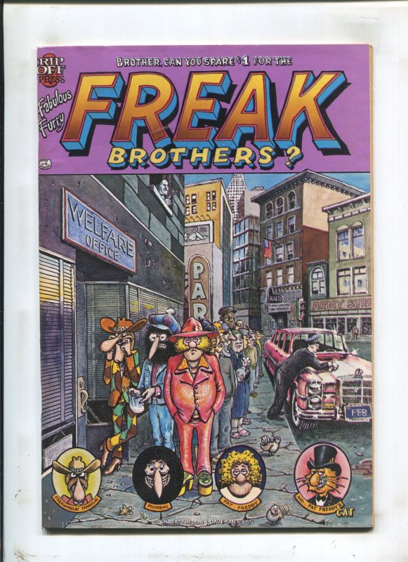 The Fabulous Furry Freak Brothers #4 - 2nd Print (7.0) 1975 | Comic ...