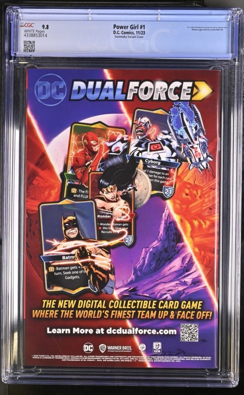 Power Girl #1 CGC 9.8 1st Appearance of Amalak Sozomaika Variant Cover ...