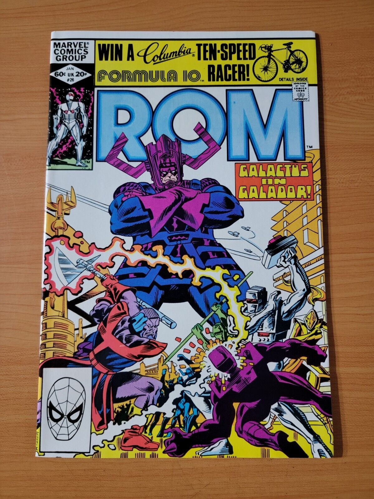 Rom Spaceknight #26 Direct Market Edition ~ NEAR MINT NM ~ 1982 Marvel ...