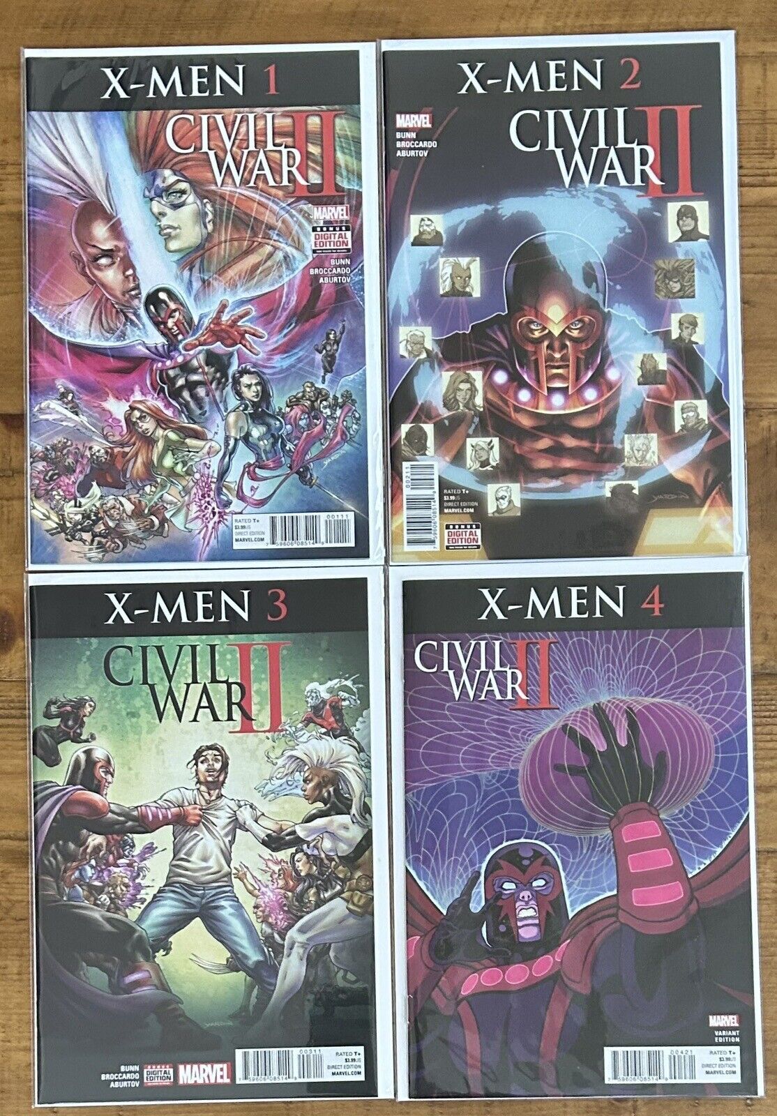 Civil War II X-Men #1,2,3,4 Marvel Complete Set Lot 2016 | Comic Books ...