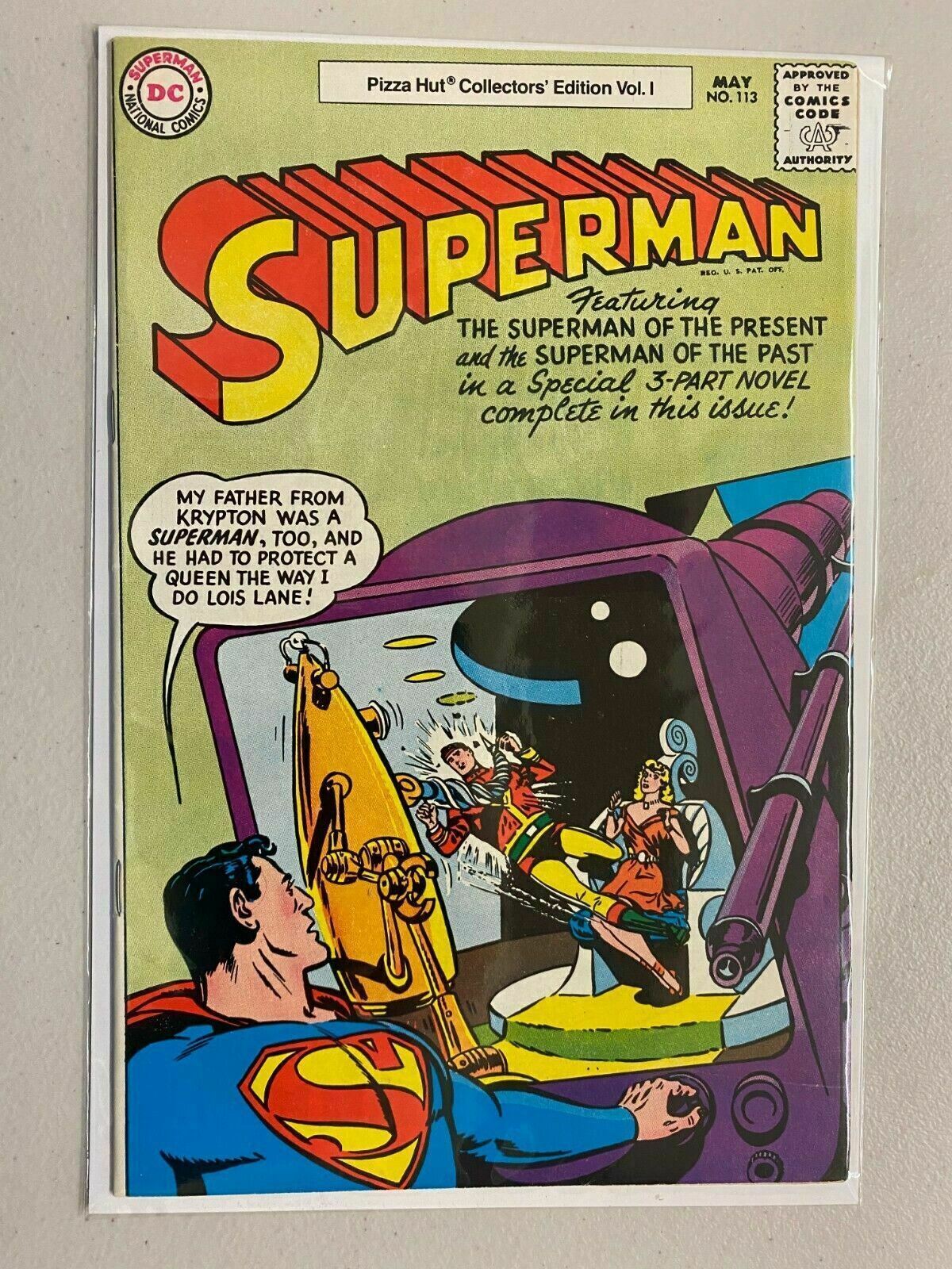 Superman Pizza Hut Collectors Edition #113 6.0 FN (1977) | Comic Books ...