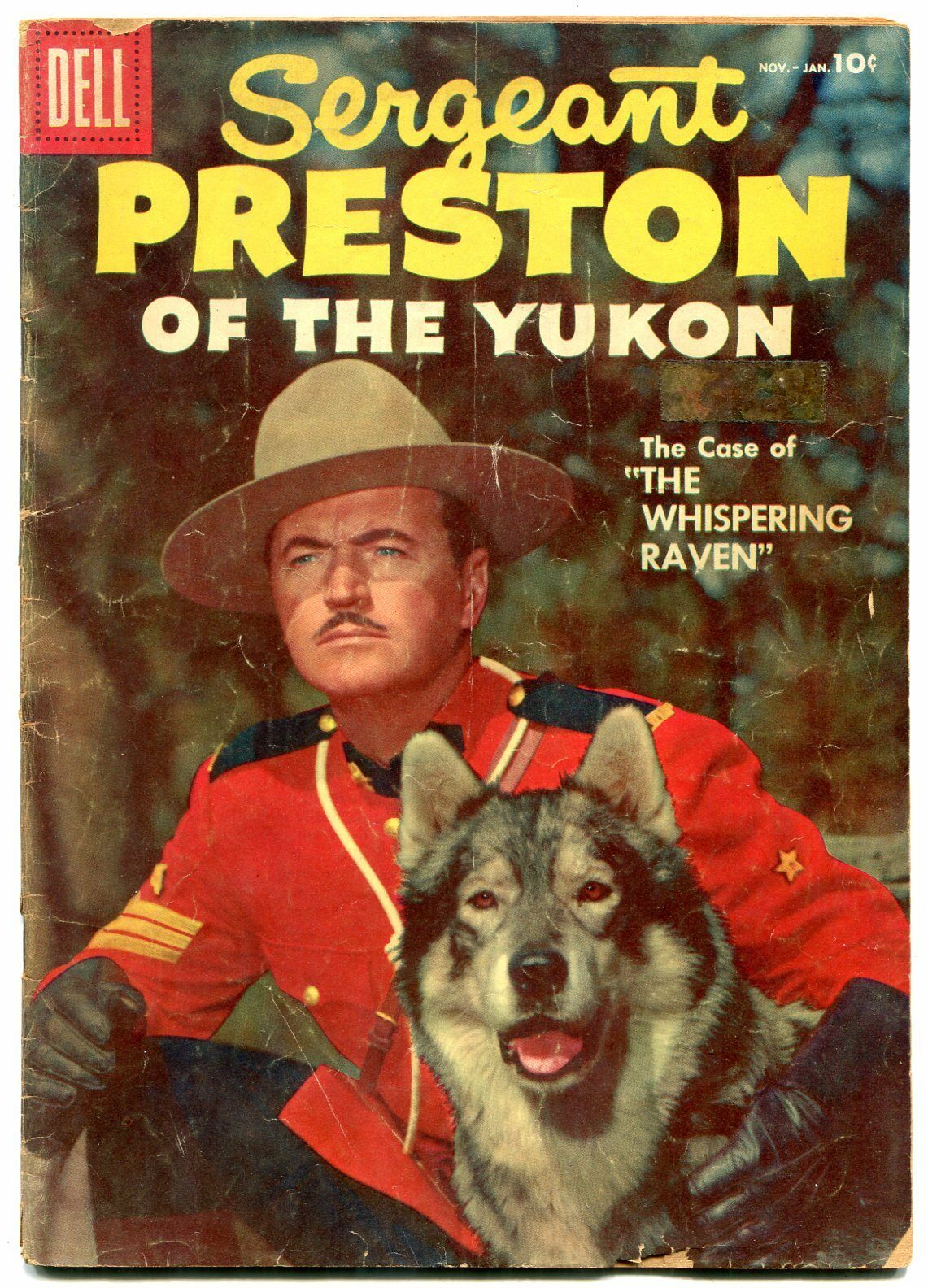 Sergeant Preston of the Yukon #21 1957 -Dell Western RCMP G / HipComic