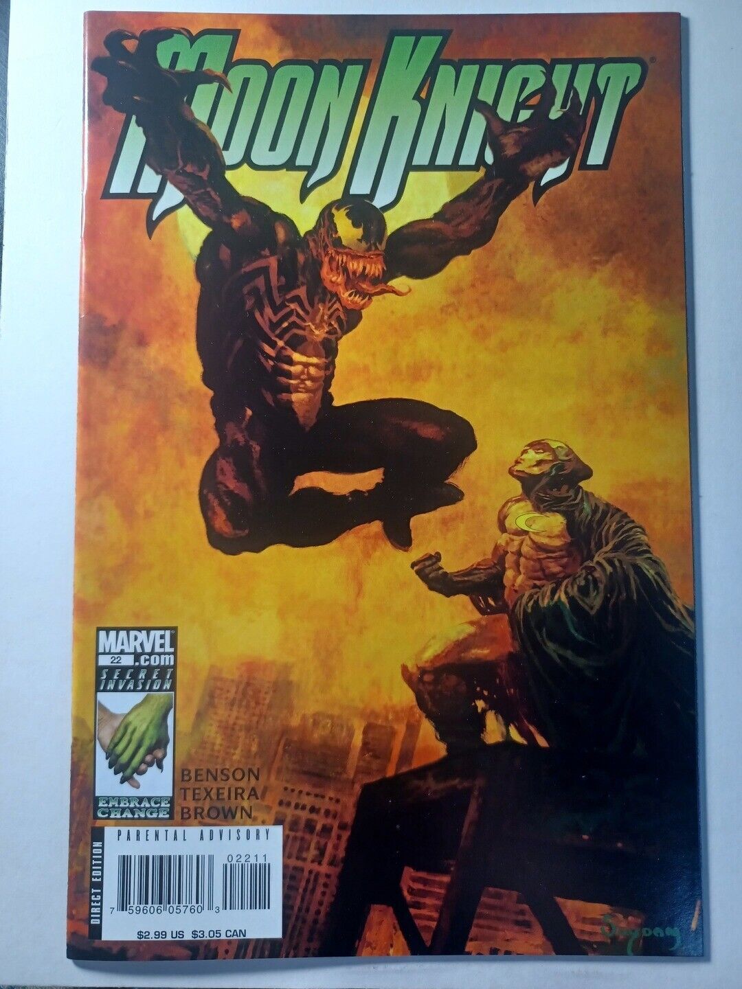 Moon Knight #22 VF Venom Marvel Comics c235 | Comic Books - Modern Age ...