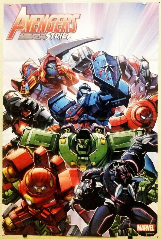 Avengers Mech Strike #1 Kei Zama 2021 Folded Promo Poster (24"x36") New ...