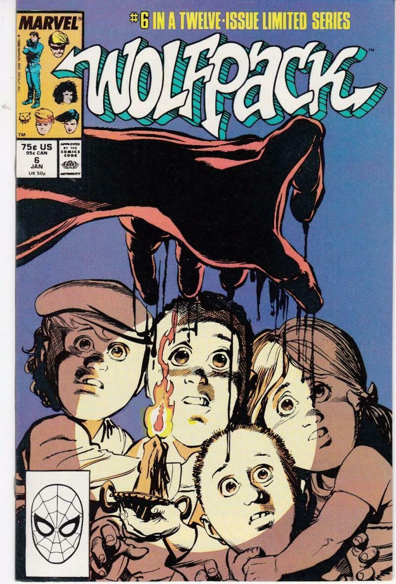 WOLFPACK #6, VF/NM, Kyle Baker, Marvel Comics 1988 1989 more Marvel in ...