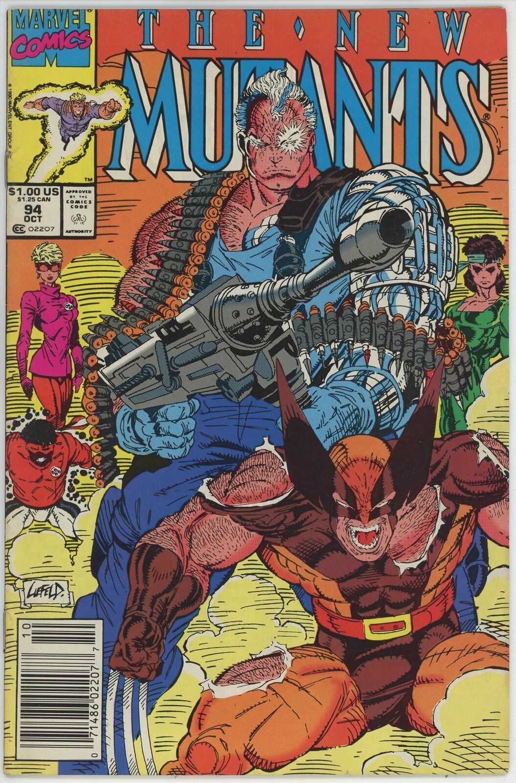 New Mutants #94 (1983) - 5.5 FN- *Cable/Wolverine* Newsstand | Comic Books - Copper Age, Marvel ...