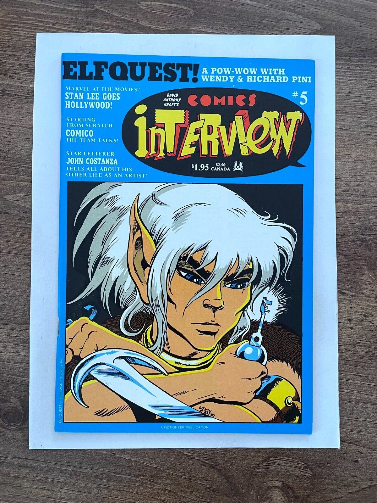 Comics Interview # 5 NM Comic Book Magazine Elfquest Stan Lee Pini ...