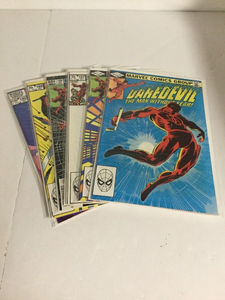 Daredevil 185 186 187 188 189 190 Nm Near Mint | Full Runs & Sets ...