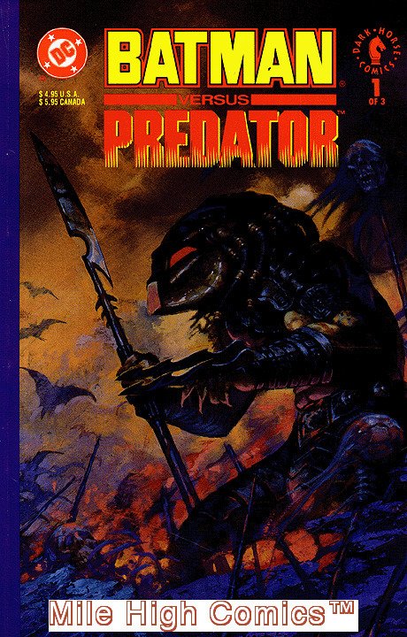 BATMAN VS. PREDATOR (1991 Series) #1 DLX PREDAT Very Good Comics Book ...