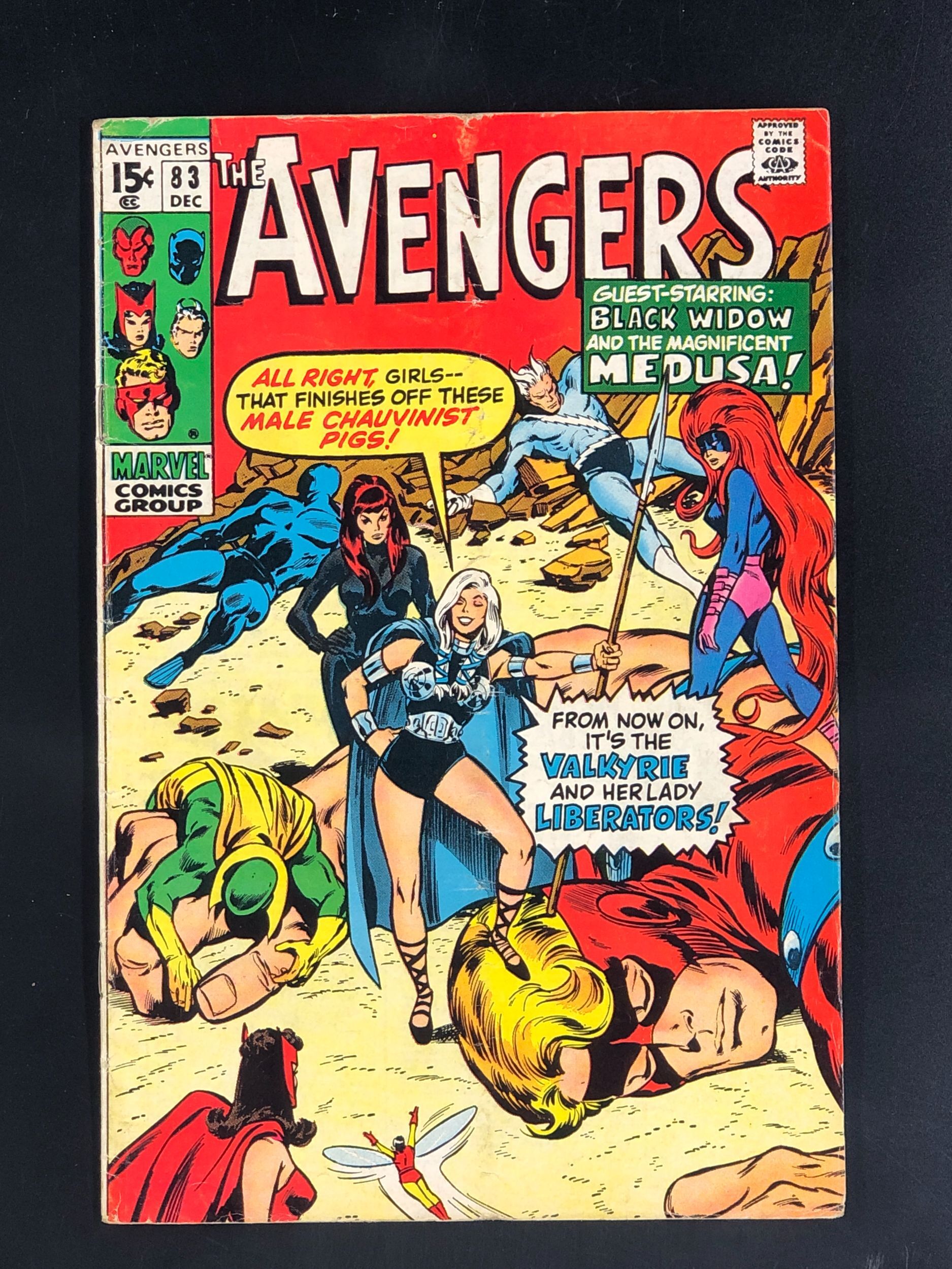 The Avengers #83 (1970) 1st Team Appearance of the Lady Liberators ...
