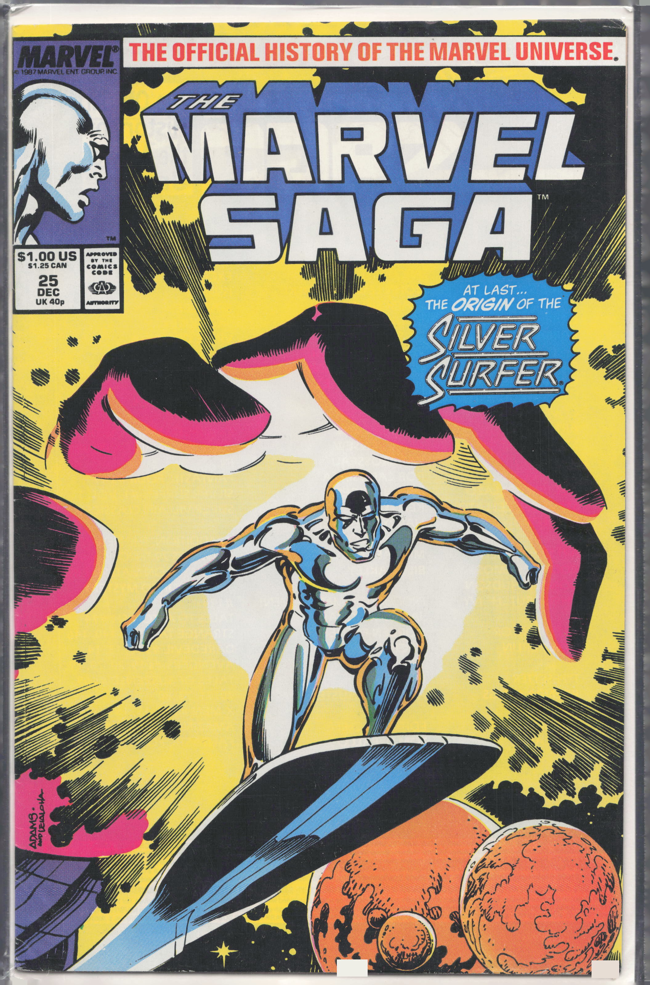The Marvel Saga The Official History of the Marvel Universe #25 (1987 ...