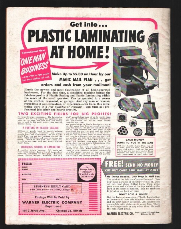 Escape To Adventure #8 5/1959-Hungary's Girl Guerilla-War-crime ...