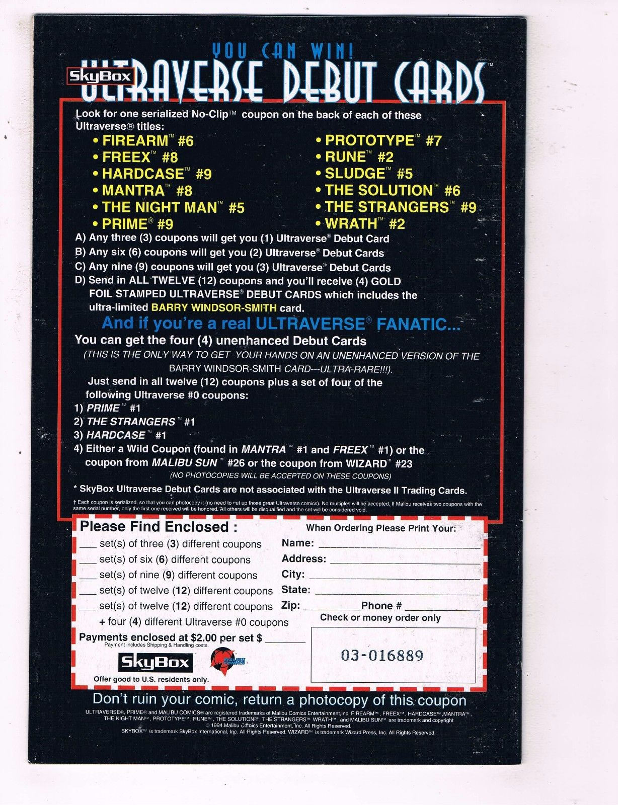 Ultraverse Mantra #8 VF Malibu Comics Comic Book Barr DE19 | Comic ...