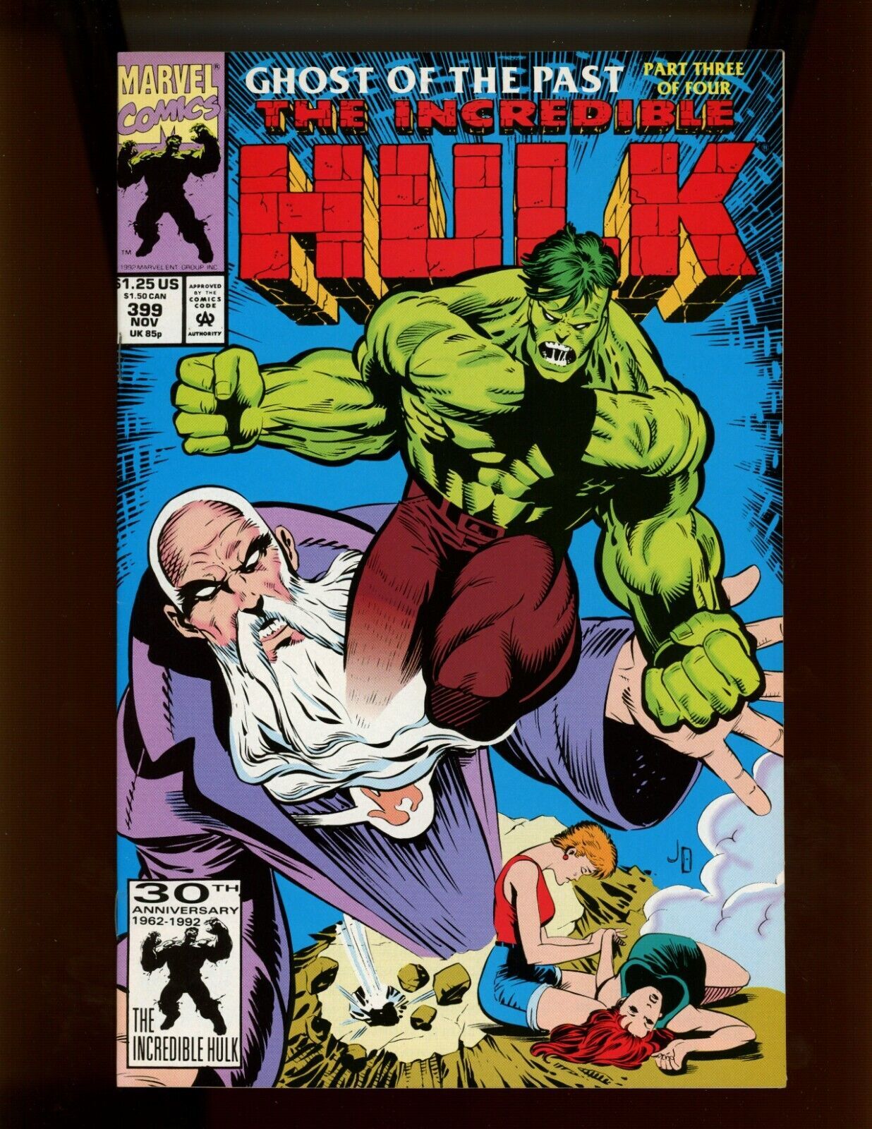 (1992) The Incredible Hulk #399 - "GHOST OF THE PAST, PART 3" (9.2 ...