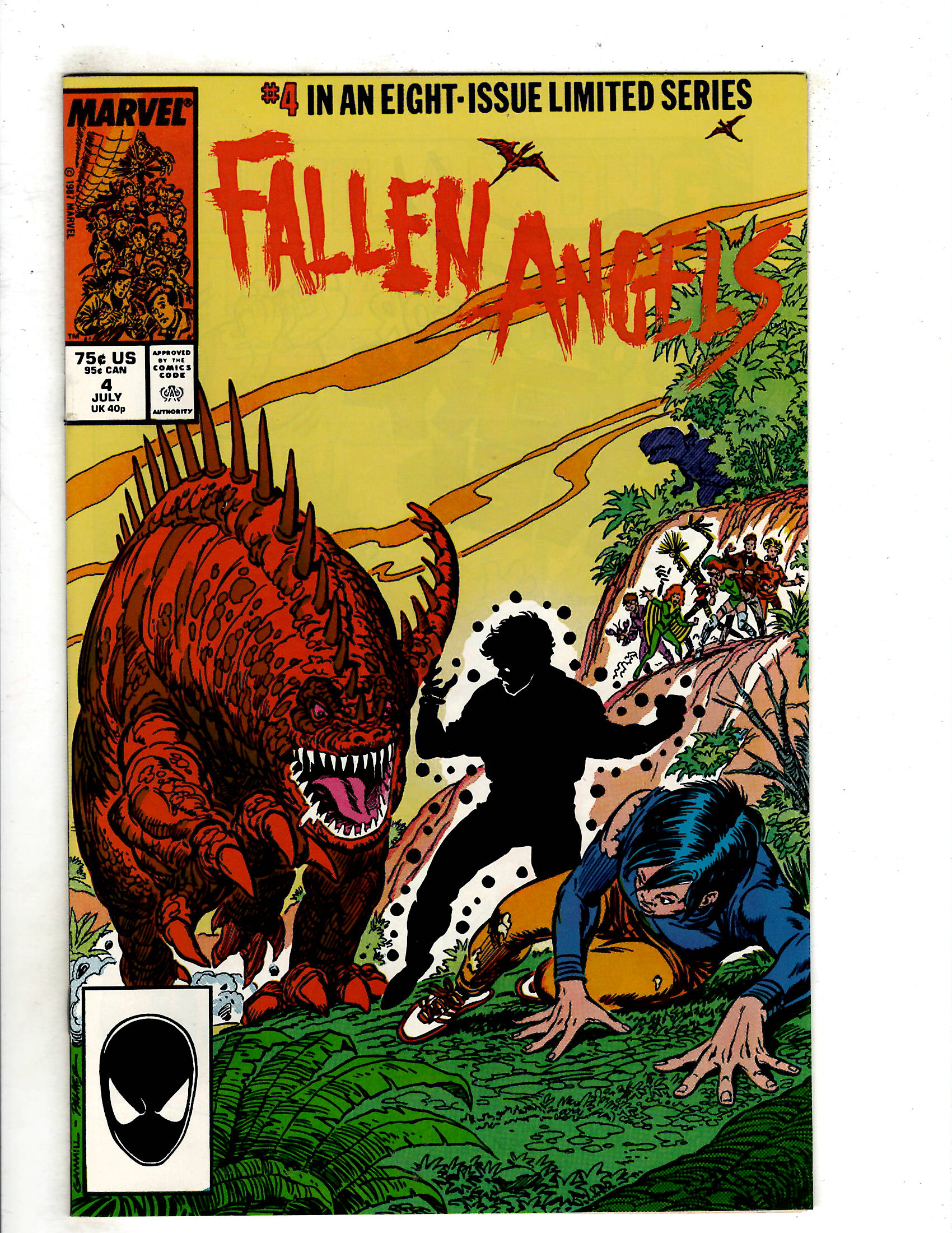 Fallen Angels #4 (1987) SR40 | Comic Books - Copper Age, Marvel / HipComic