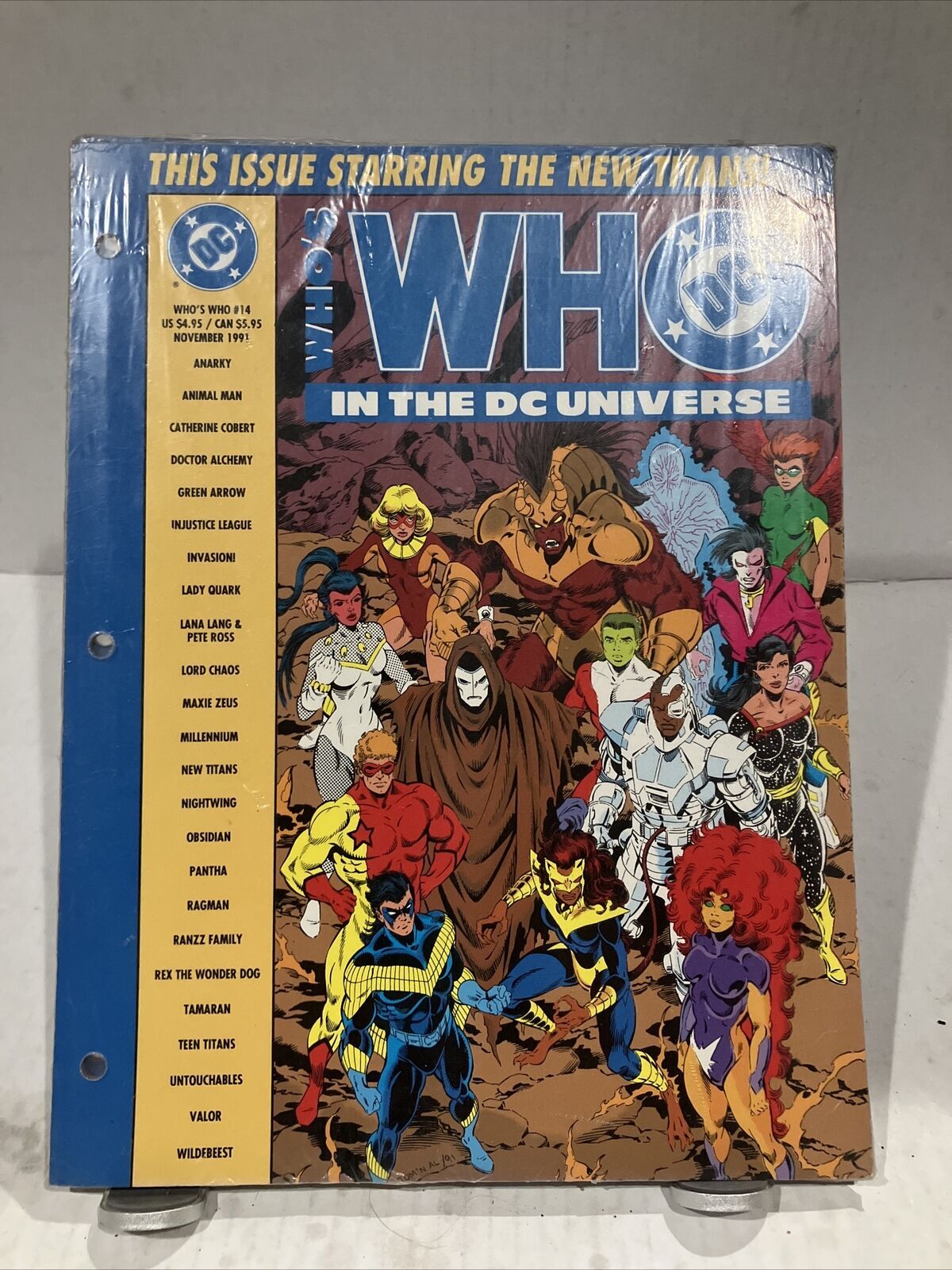Who's WHO in the DC Universe # 14 Loose Leaf Sealed 1991 New Teen ...