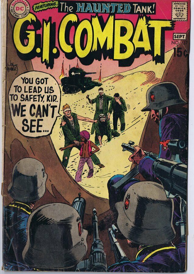 GI Combat #137 ORIGINAL Vintage 1969 DC Comics | Comic Books - Silver Age, DC Comics, War / HipComic