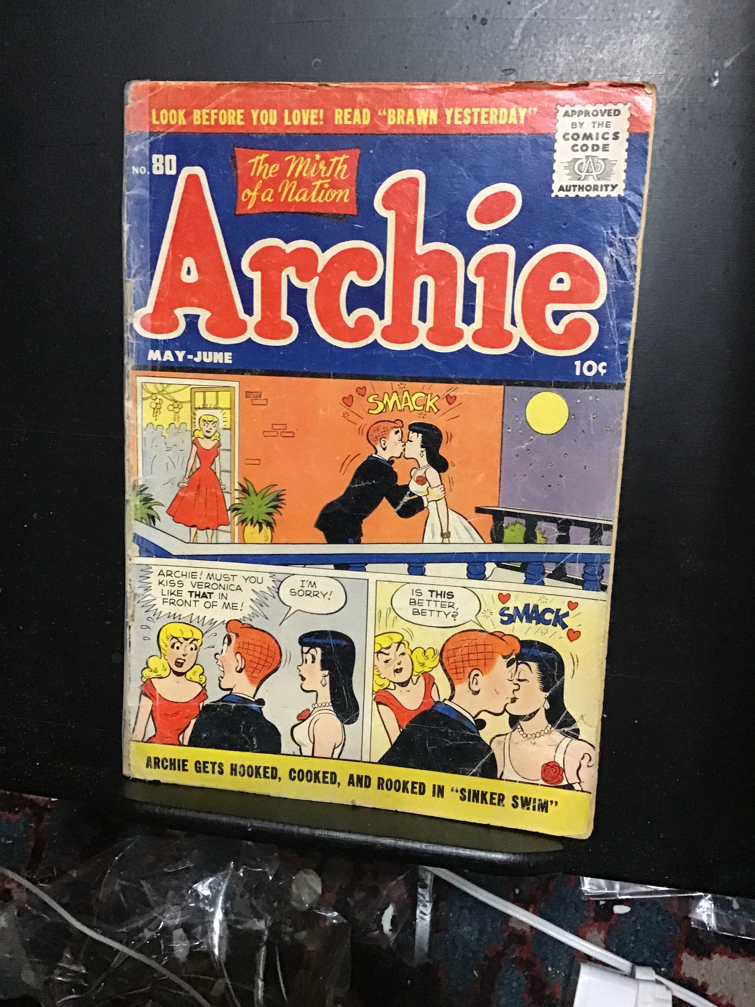 Archie Comics #80 (1956) The Mirth of a Nation Affordable grade GD ...