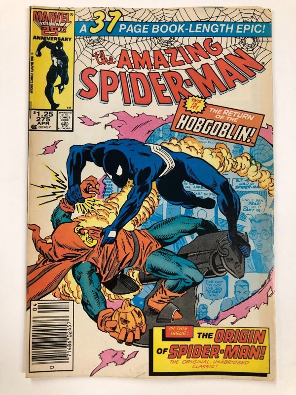 SPIDER-MAN 275 (Apr 1986) FINE Art By Ron Frenz HOBGOBLIN | Comic Books ...