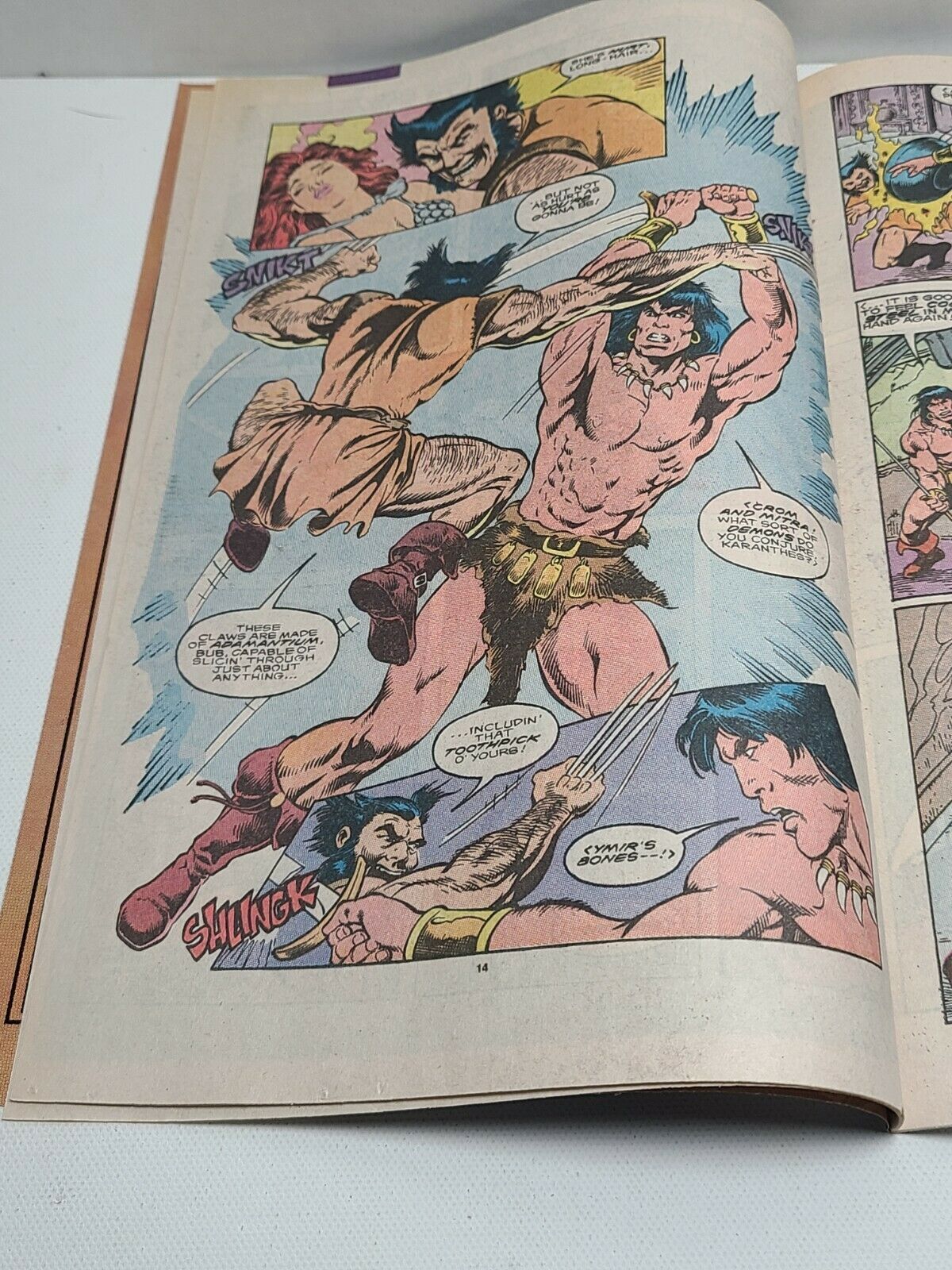 What If #16 Marvel 1990 Wolverine Battled Conan The Barbarian VF+ C4 ...