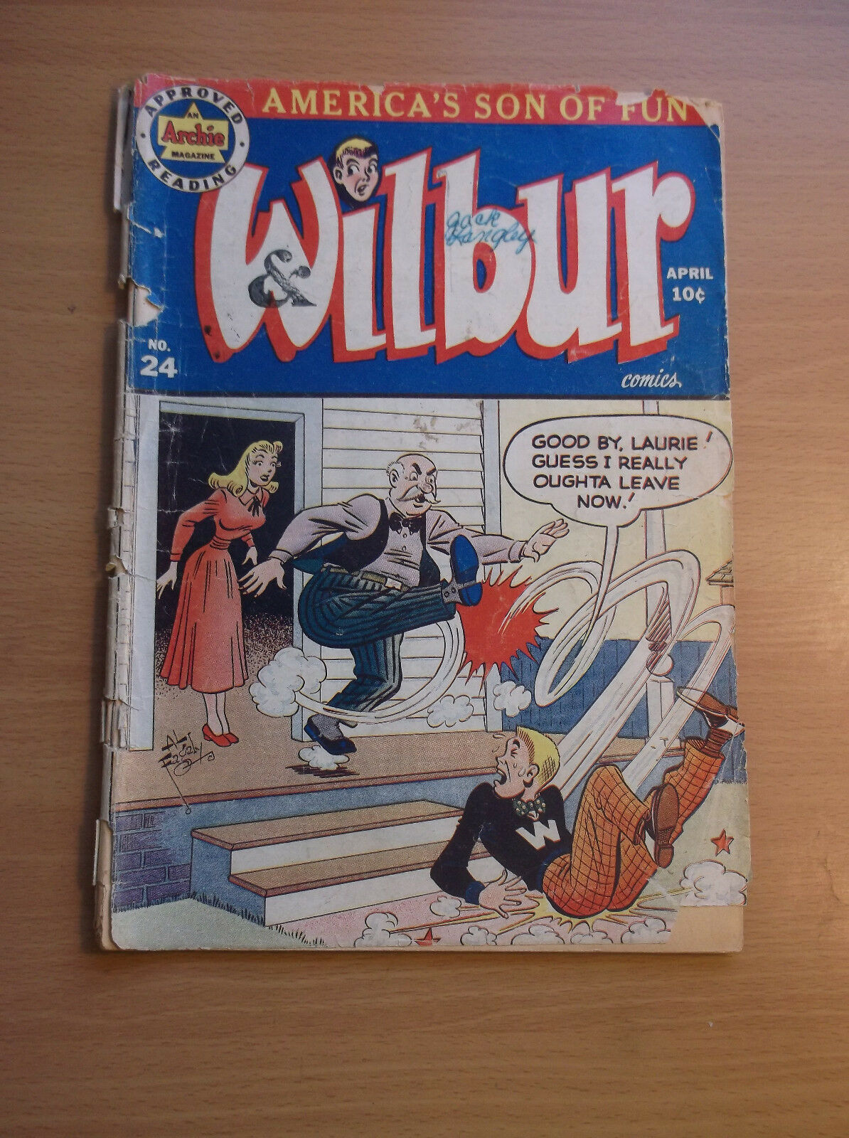 Archie Magazine: Wilbur Comics #24, Rare Golden AGE Comic, 1949, GD/VG ...
