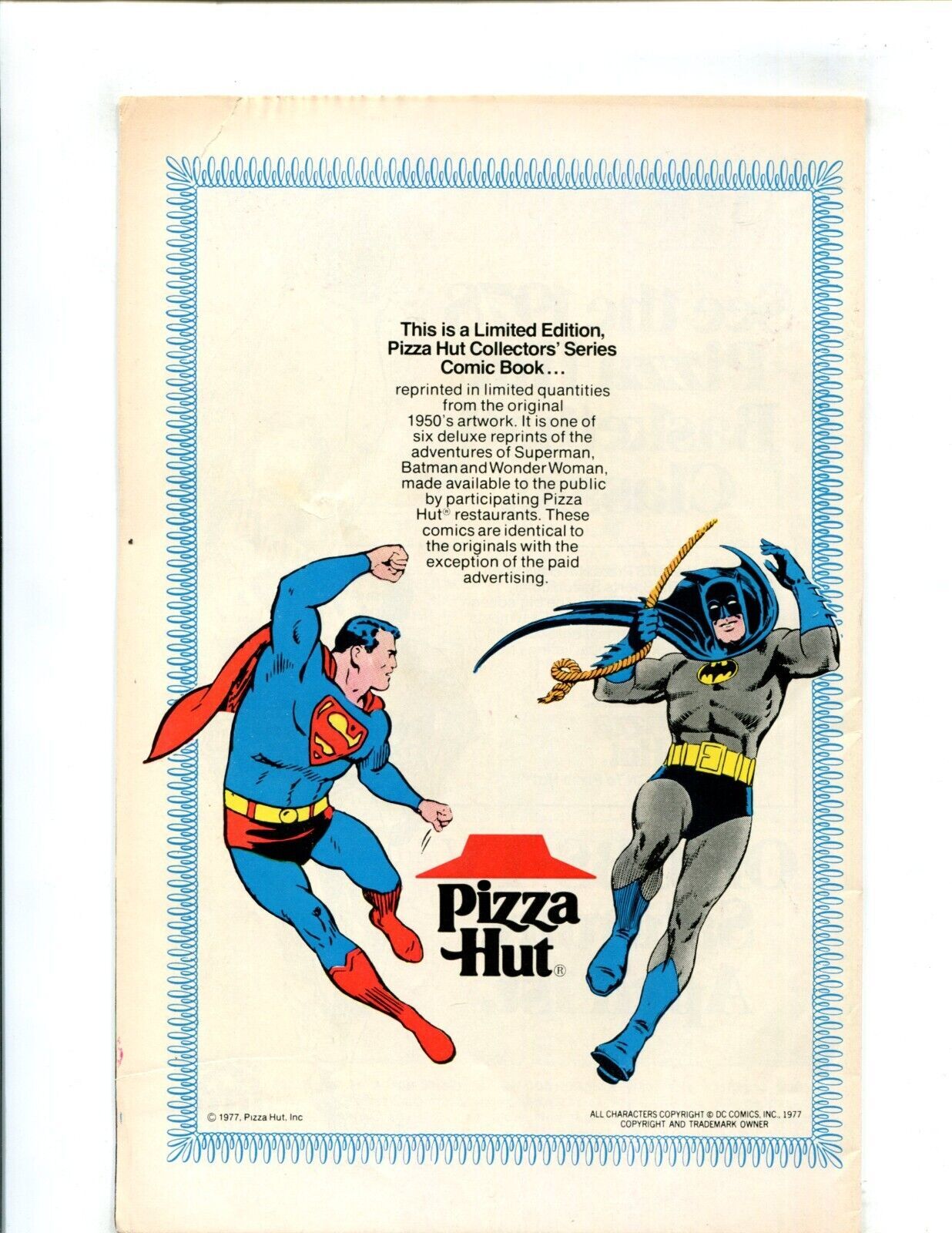 Superman #113 - Pizza Hut Collectors' Edition Vol. 1 (Reprint)! (7.5 ...