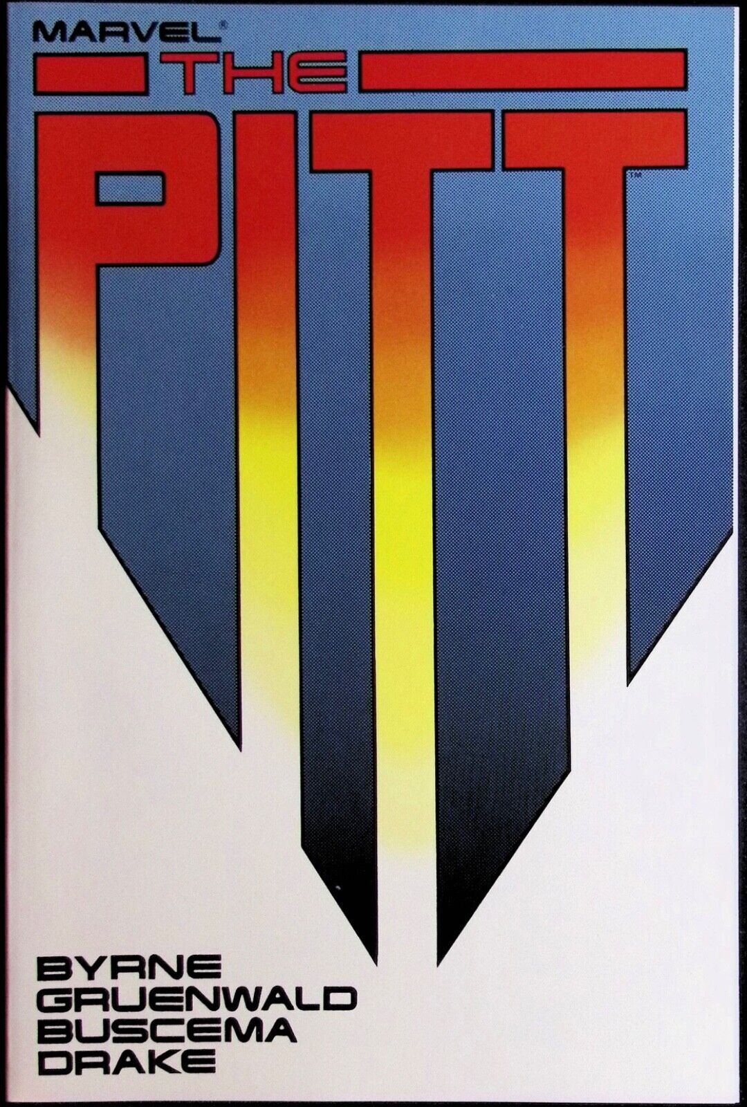 THE PITT Comic Graphic Novel — John Byrne Sal Buscema — 1987 Marvel New ...