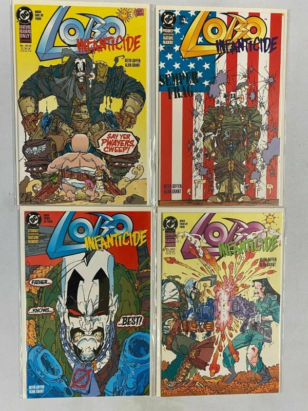 Lobo Infanticide set #1-4 avg 8.5 VF+ (1992-93) | Comic Books - Modern ...
