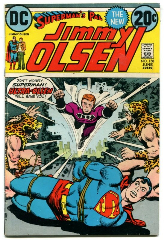 Superman’s Pal Jimmy Olsen 158 FN 6.0 DC 1974 Bronze Age Schaffenberger ...