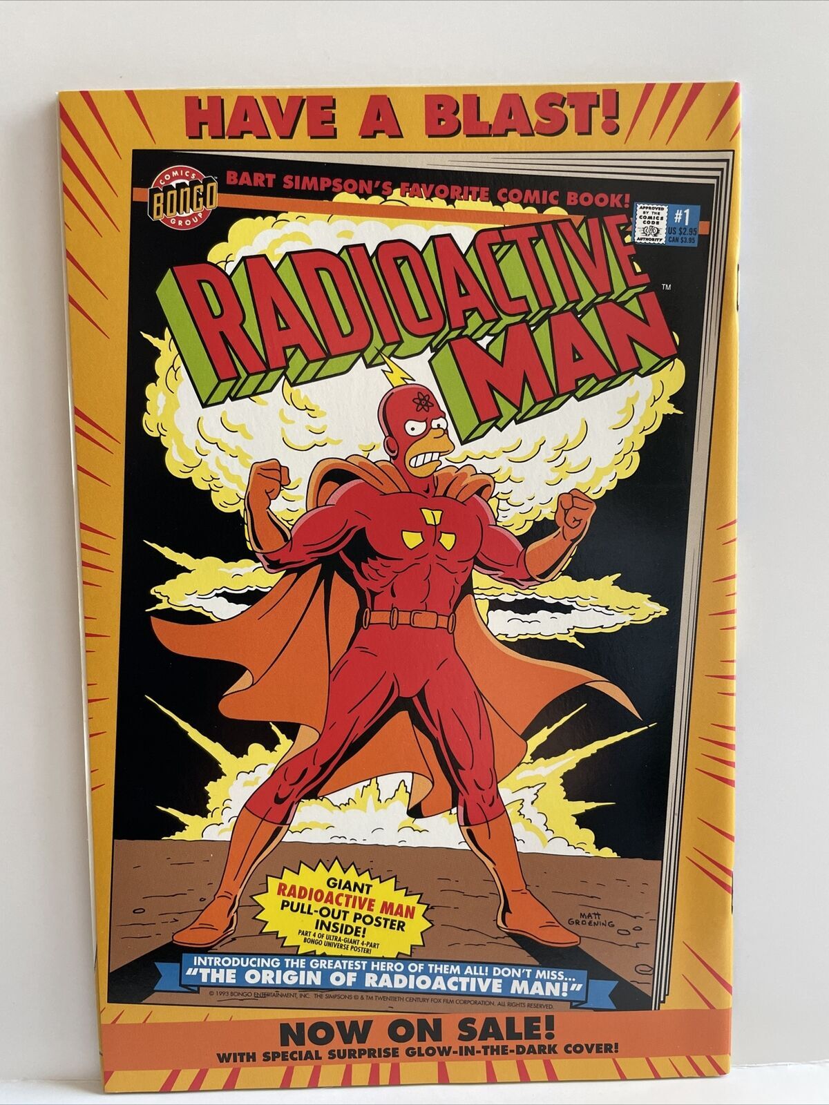 The Simpsons #1 & 2 Bartman #1 Radioactive man #1 Posters in #1’s intact | International - Comic ...