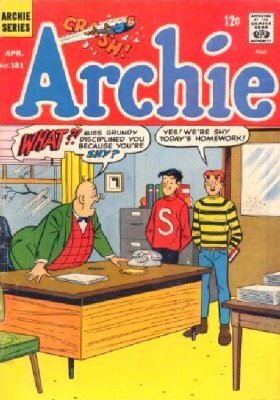 Archie #181 VG ; Archie | low grade comic April 1968 Weatherbee Cover ...