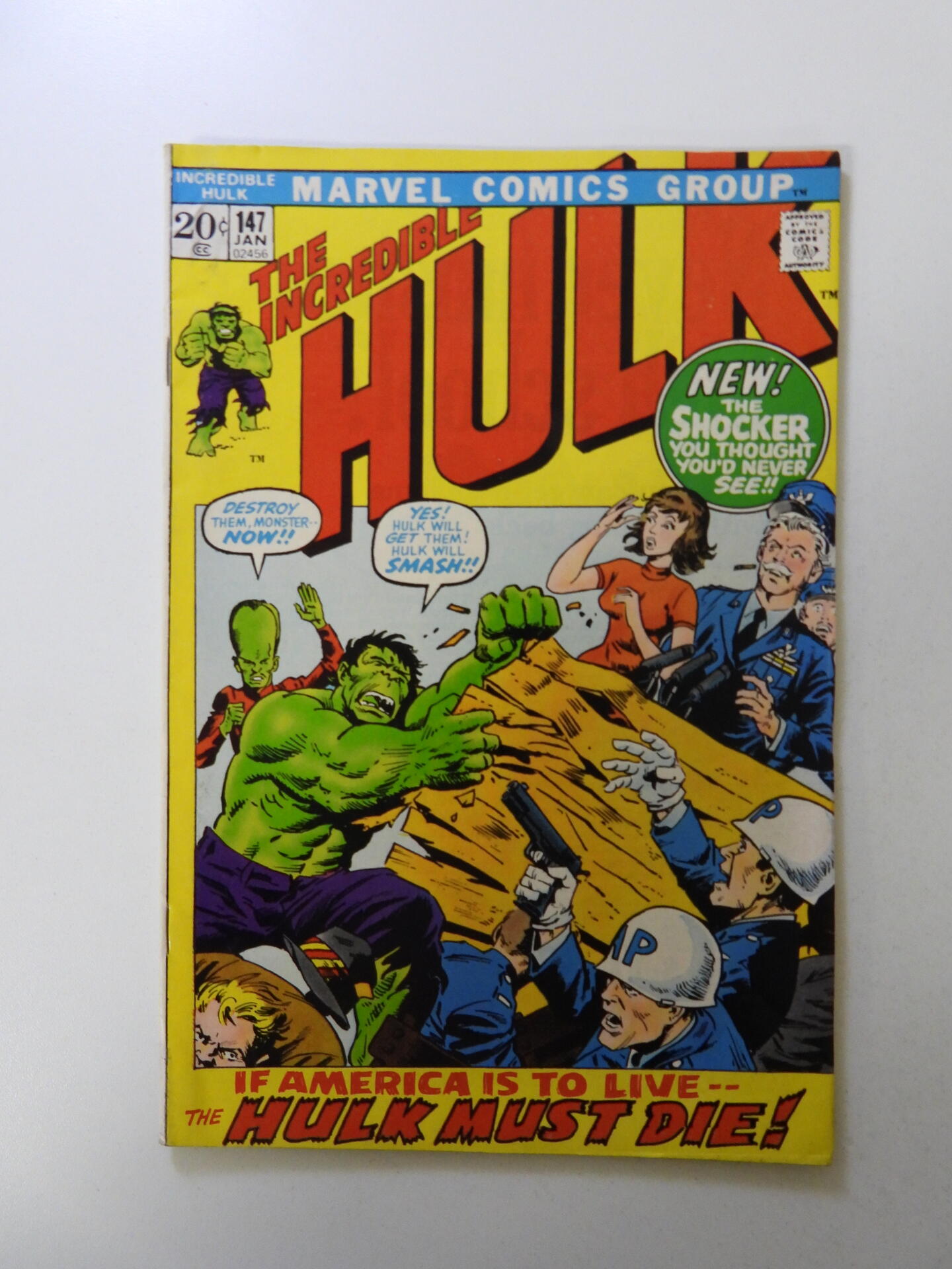 The Incredible Hulk #147 (1972) FN/VF condition | Comic Books - Bronze ...