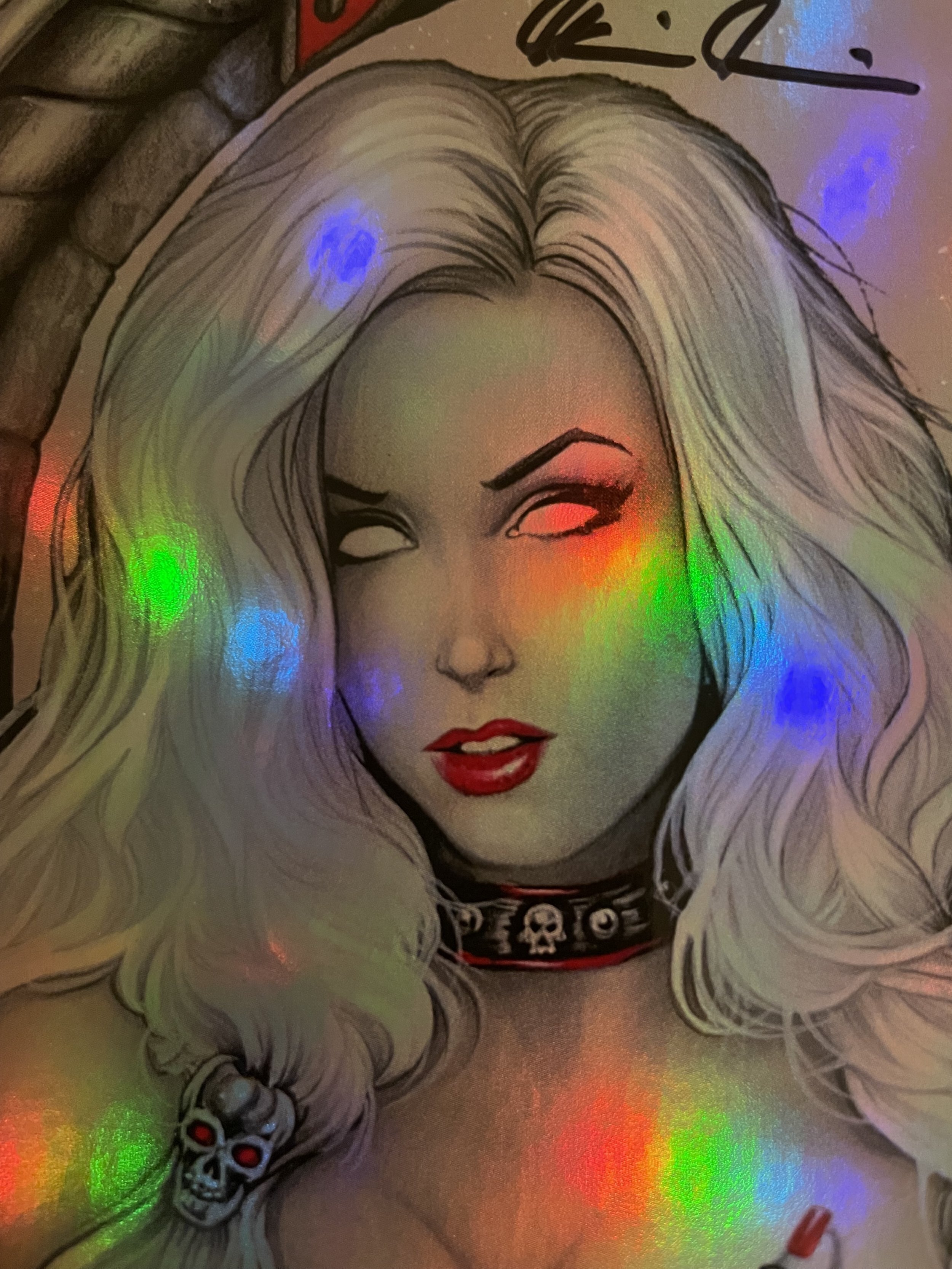 Lady Death #1 Sworn Swornfest Holo Foil Edition Signed COA LTD 99 NM+ ...