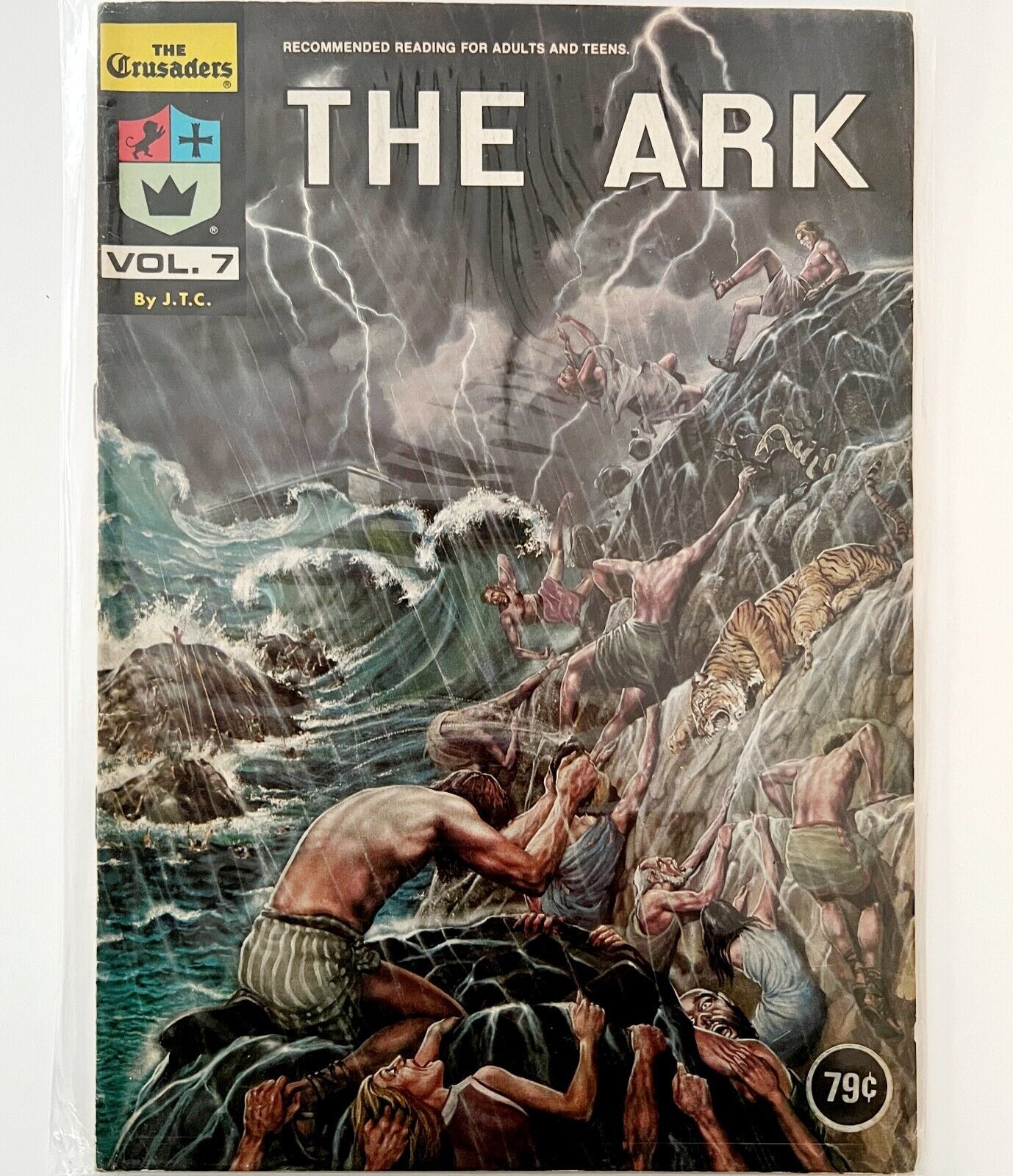 1976 JT Chick Comics The Ark #7 Vintage The Crusaders Religion | Comic ...