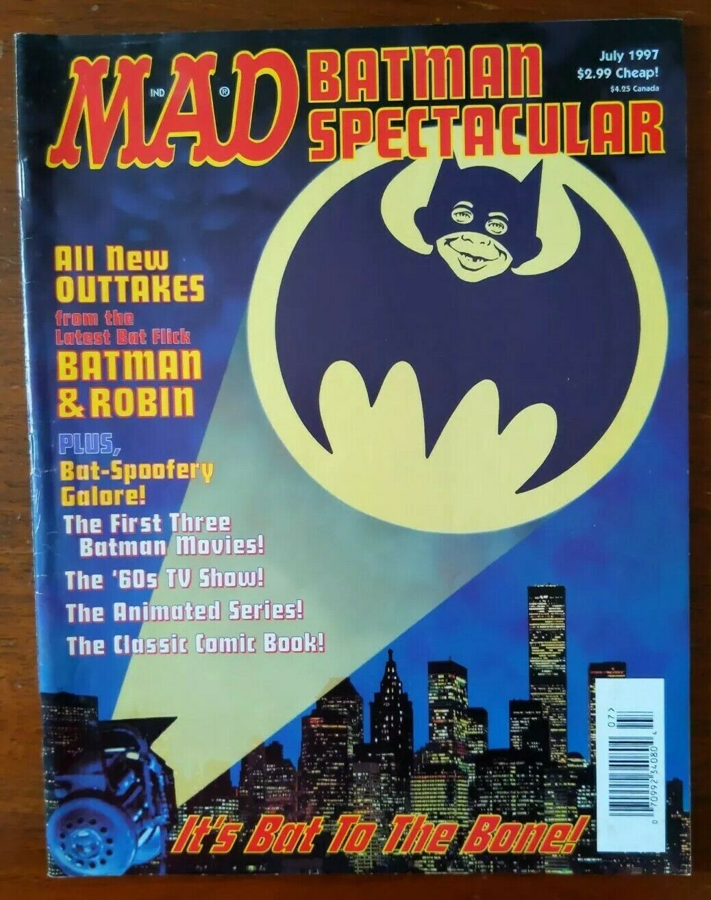 Mad Magazine Batman Spectacular #1 - Bat-Signal Outtakes Robin Show ...