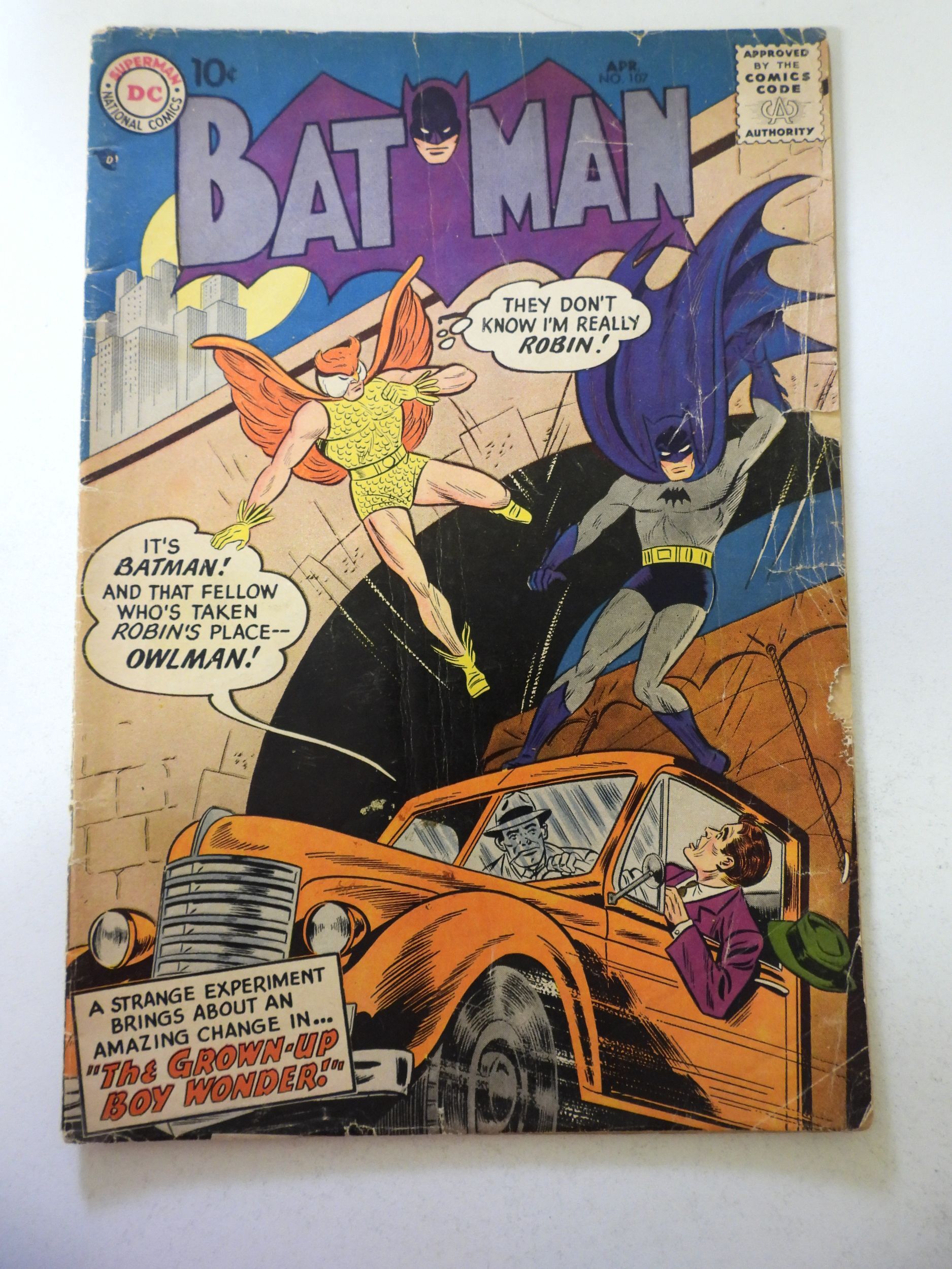 Batman #107 (1957) GD+ Condition | Comic Books - Silver Age, DC Comics ...