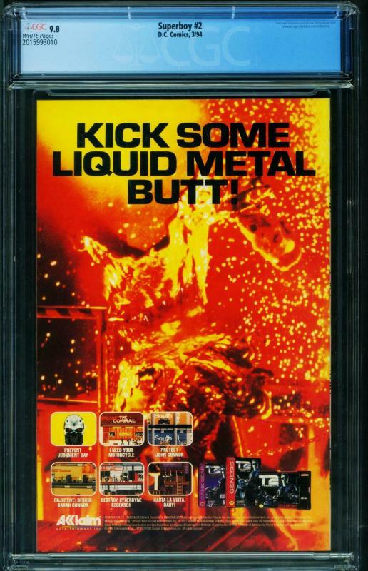 SUPERBOY #2 CGC 9.8 1994-1st cover appearance of Knockout 2015993010 ...