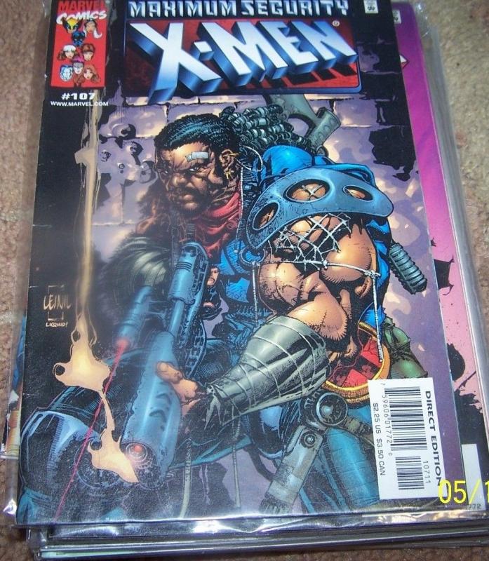 X MEN COMIC # 107 bishop maximum security marvel | Comic Books - Copper ...