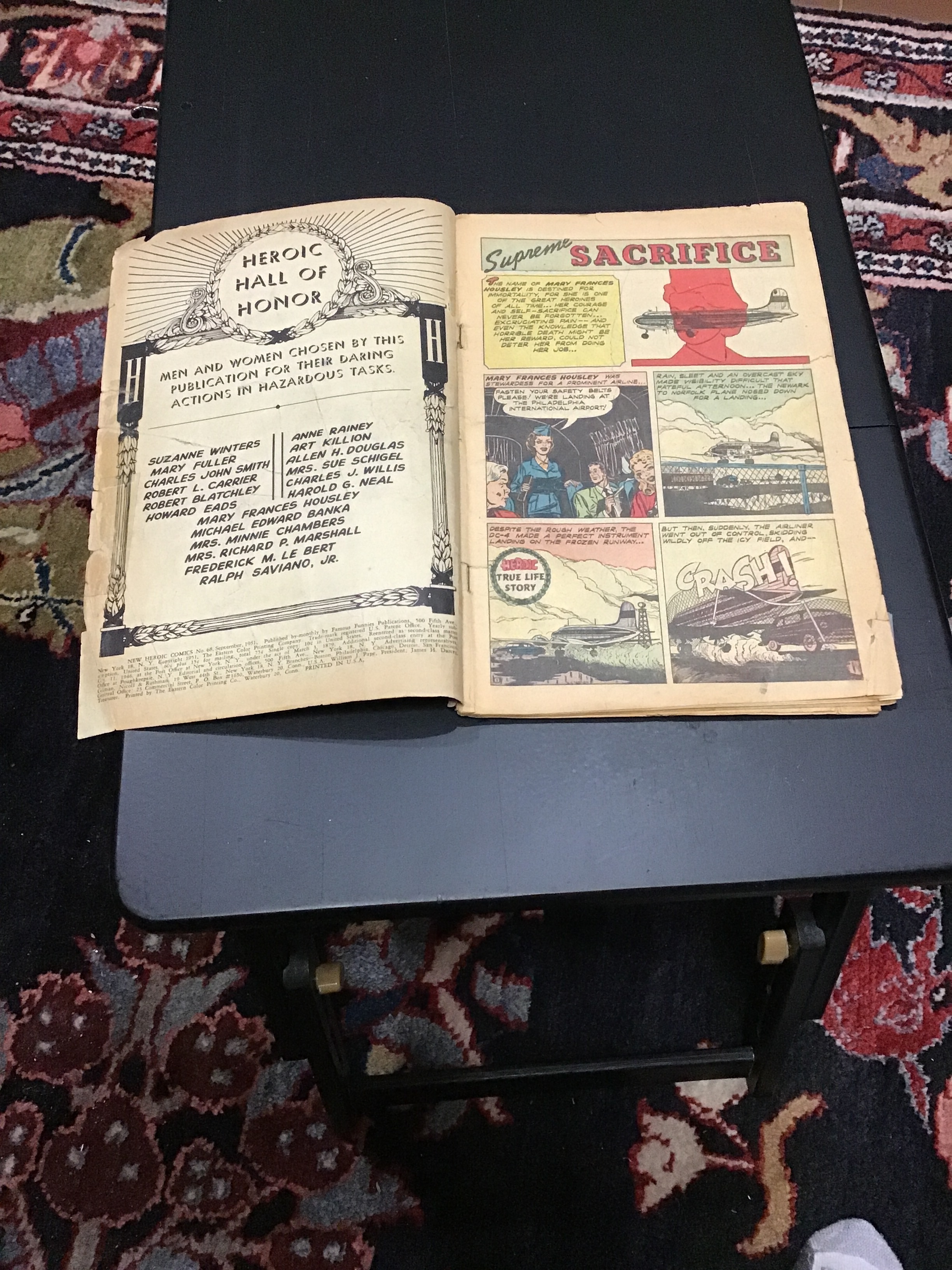 New Heroic Comics #68 (1951) Affordable-grade Marie Francis Howley! GD ...