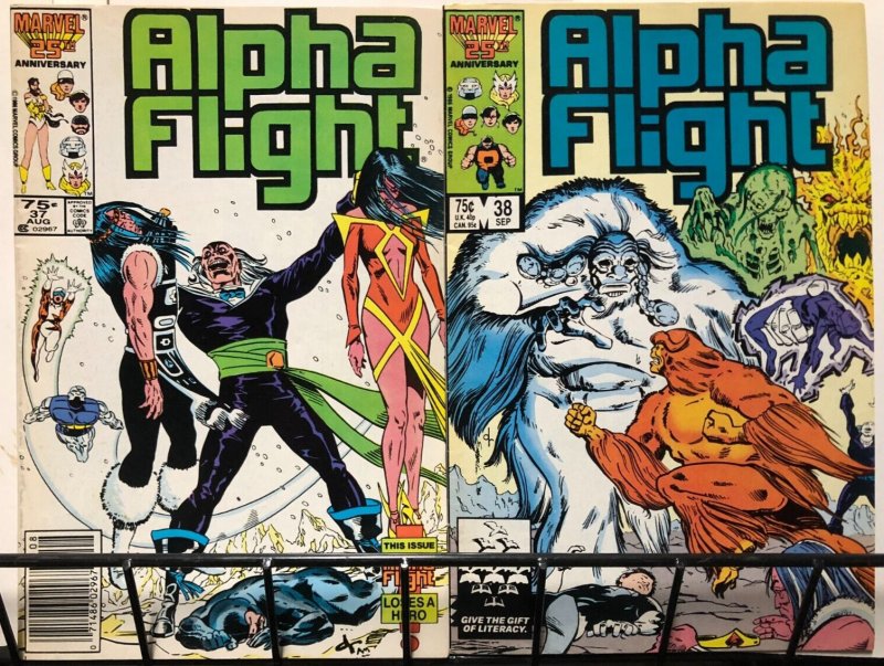 ALPHA FLIGHT (1986 Marvel) 37-38 David Ross/Gerry Talaoc Submariner ...