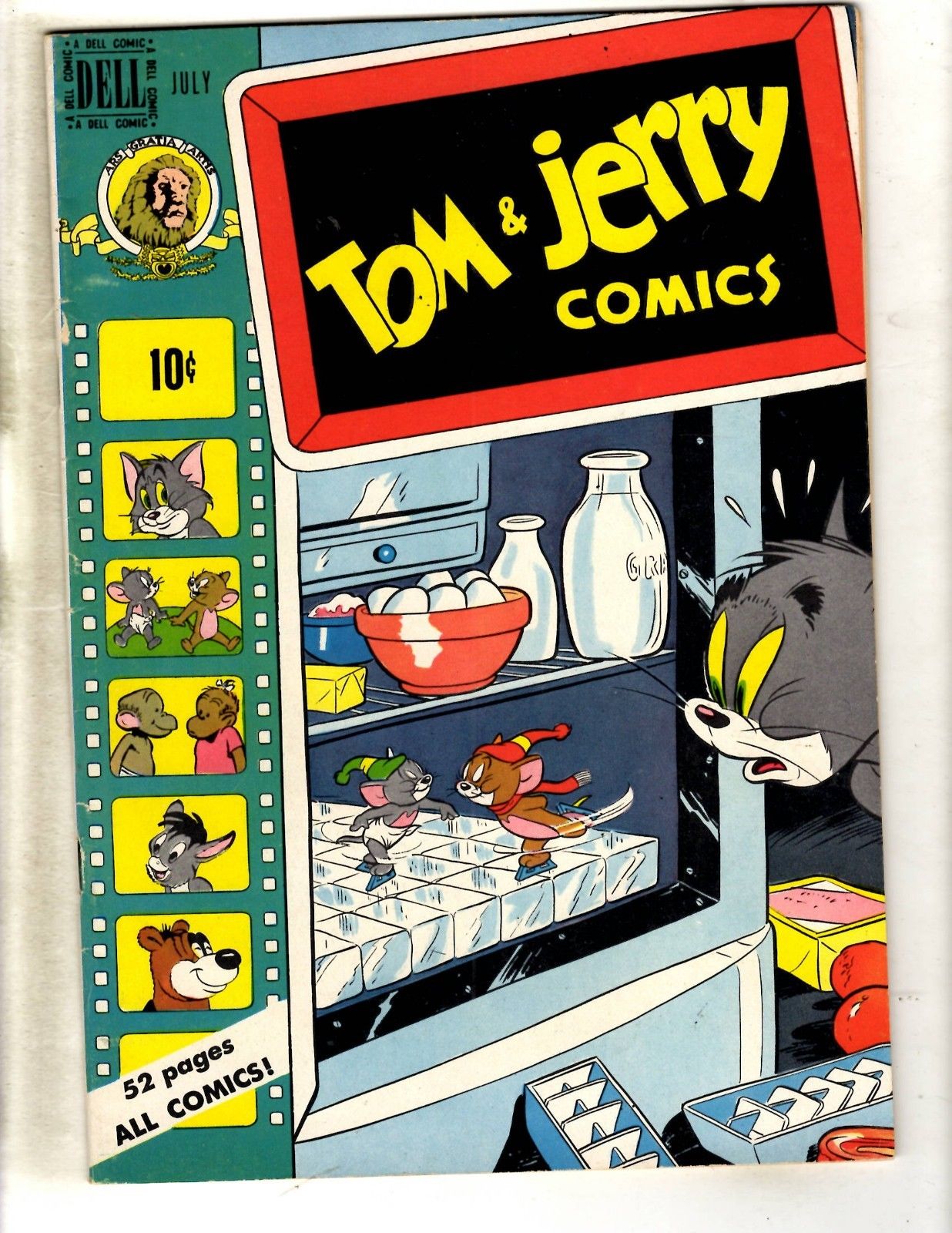 Tom & Jerry Comics # 72 VF- Dell Comic Book Golden Age Cat Mouse JL15 ...