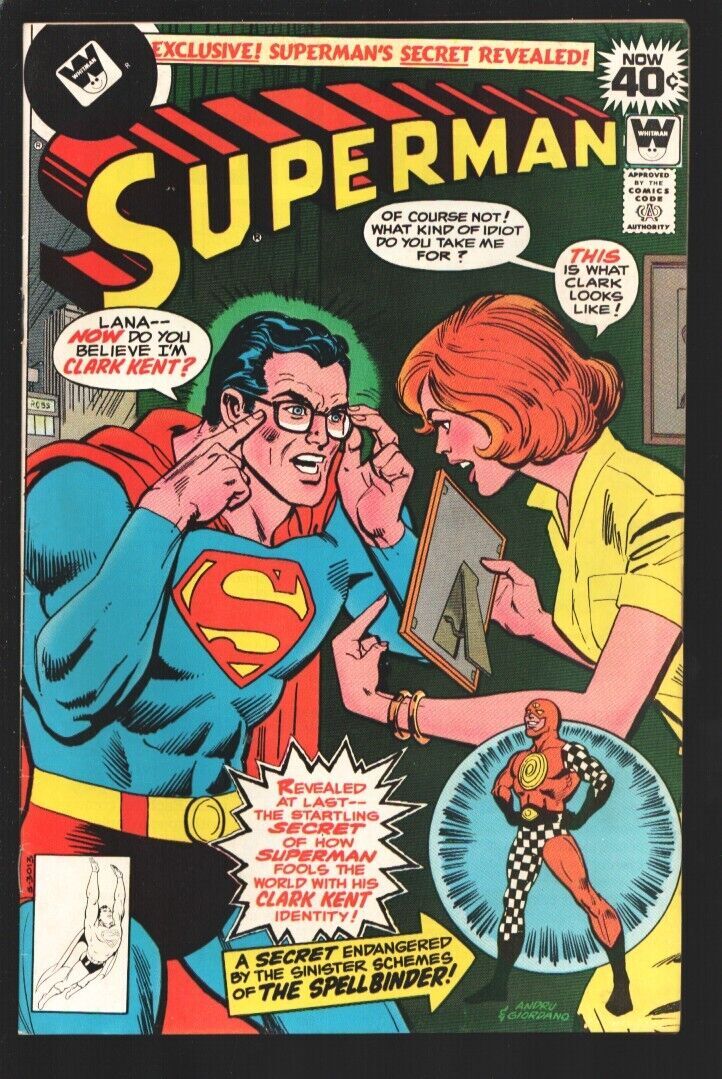 Superman #330 1978-Whitman variant-Spellbinder appears-High grade-VF ...