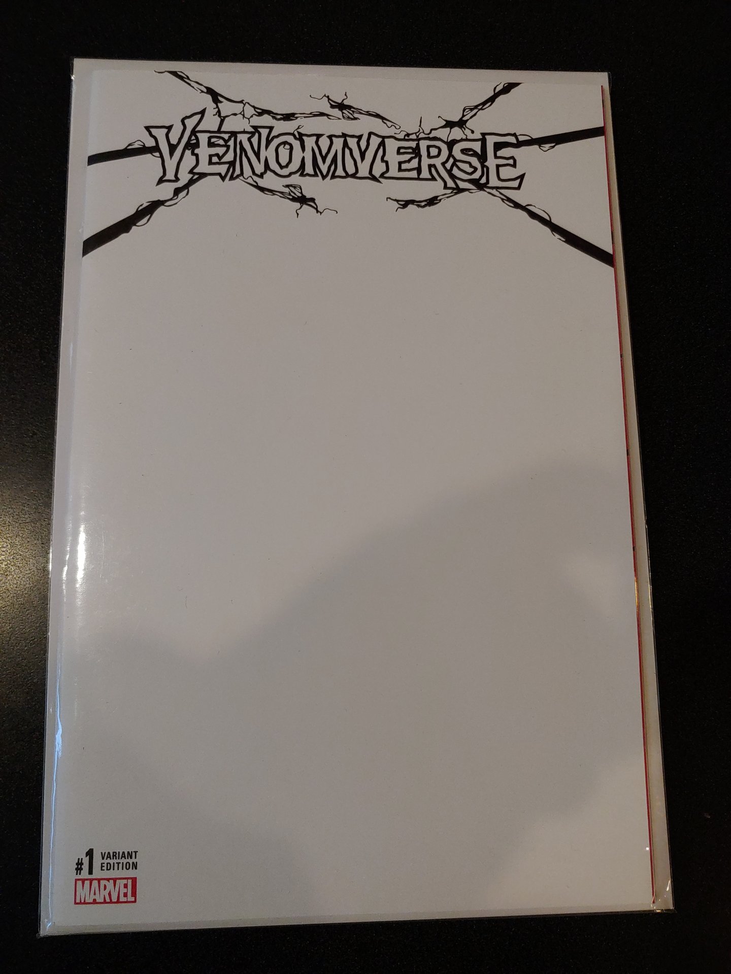Venomverse #1 Blank Sketch Variant Marvel Comics 2017 Cullen Bunn Venom ...