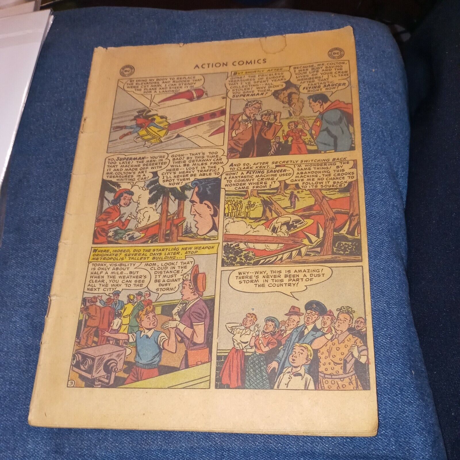 Action Comics #177 golden age dc COMIC BOOK 1953 precode Superman lex ...